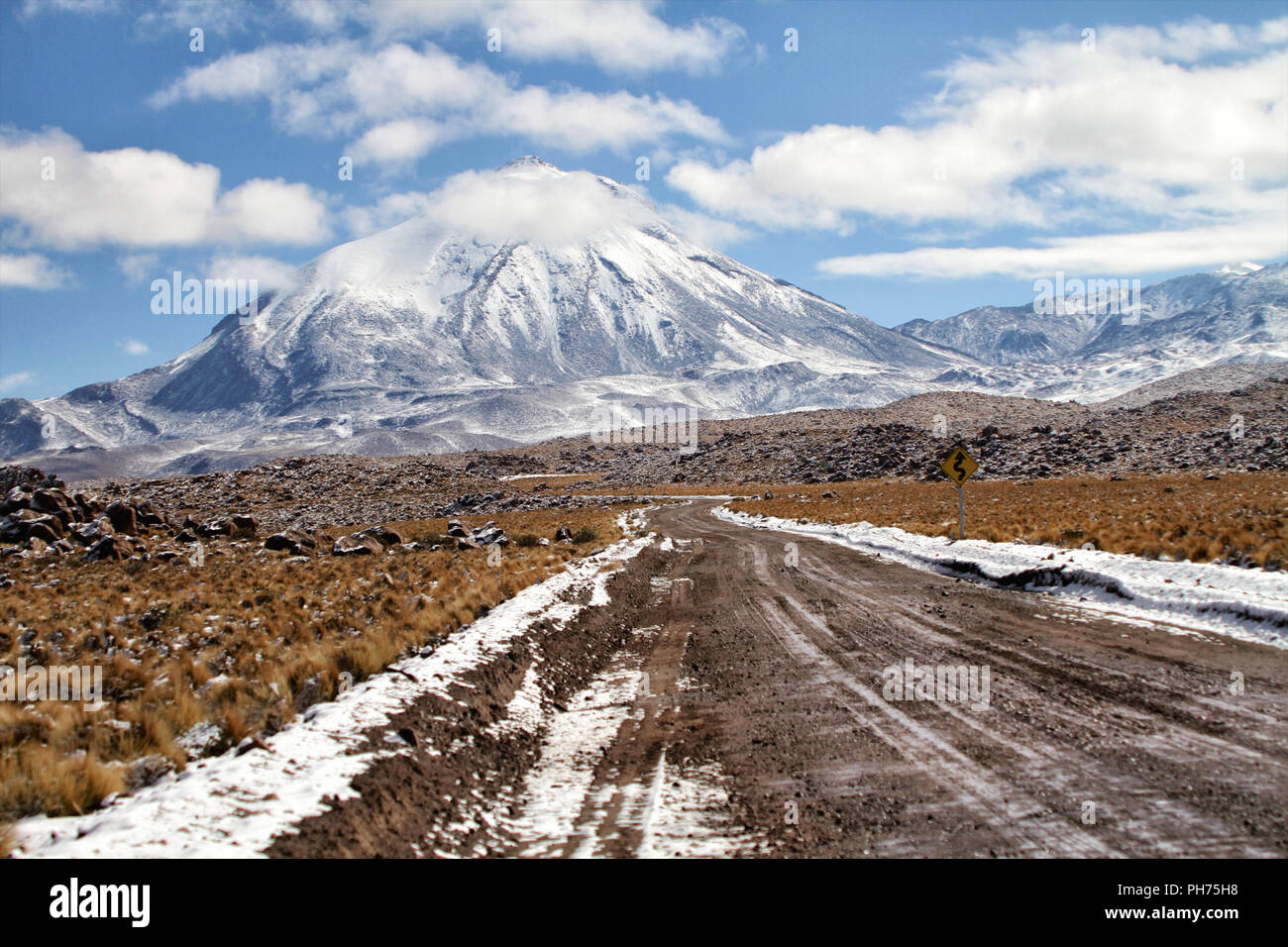 hard road chile Stock Photo - Alamy