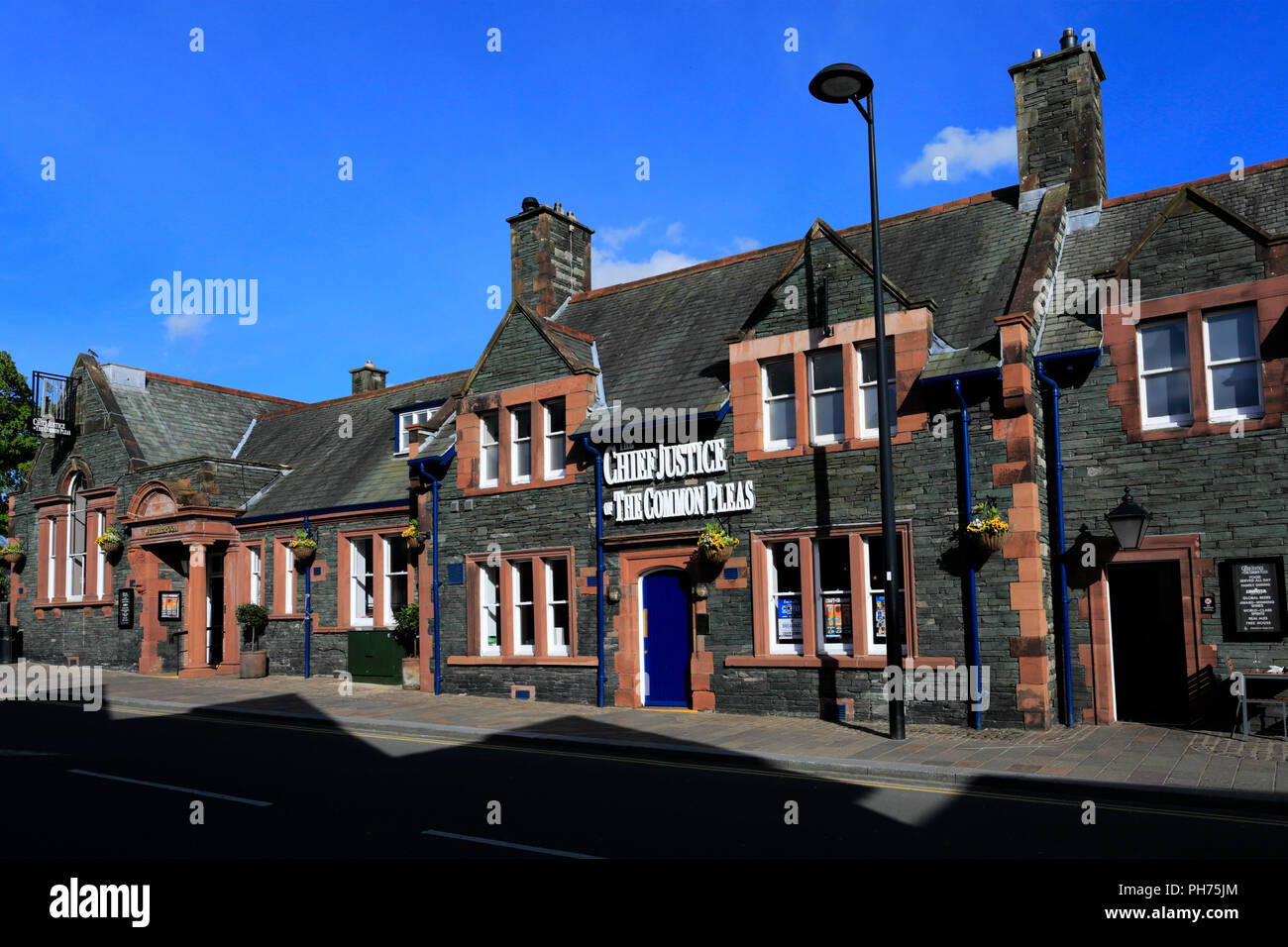 Chief Justice of the Common Pleas Weatherspoons Pub, Keswick town, Lake ...