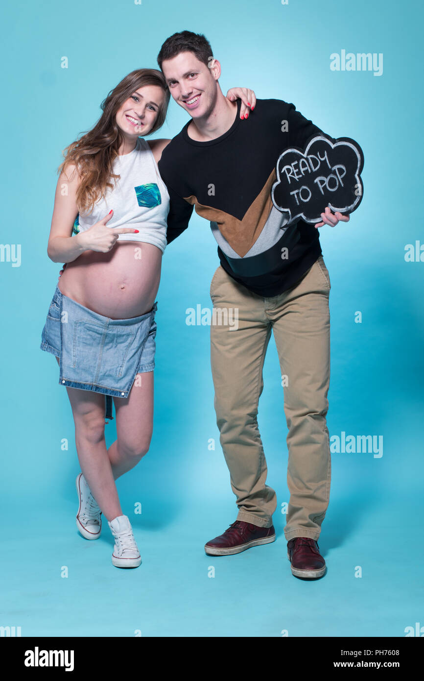 Full term pregnancy hi-res stock photography and images - Alamy