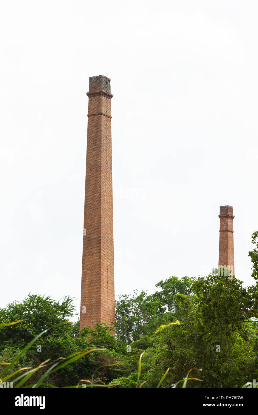 Tall brick chimney stack hi-res stock photography and images - Alamy