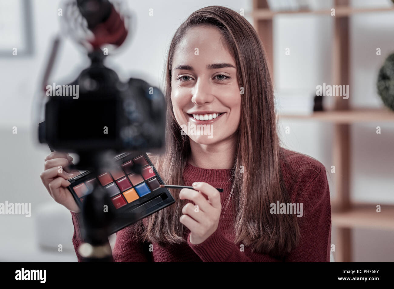 Vlogger advertising hi-res stock photography and images - Alamy