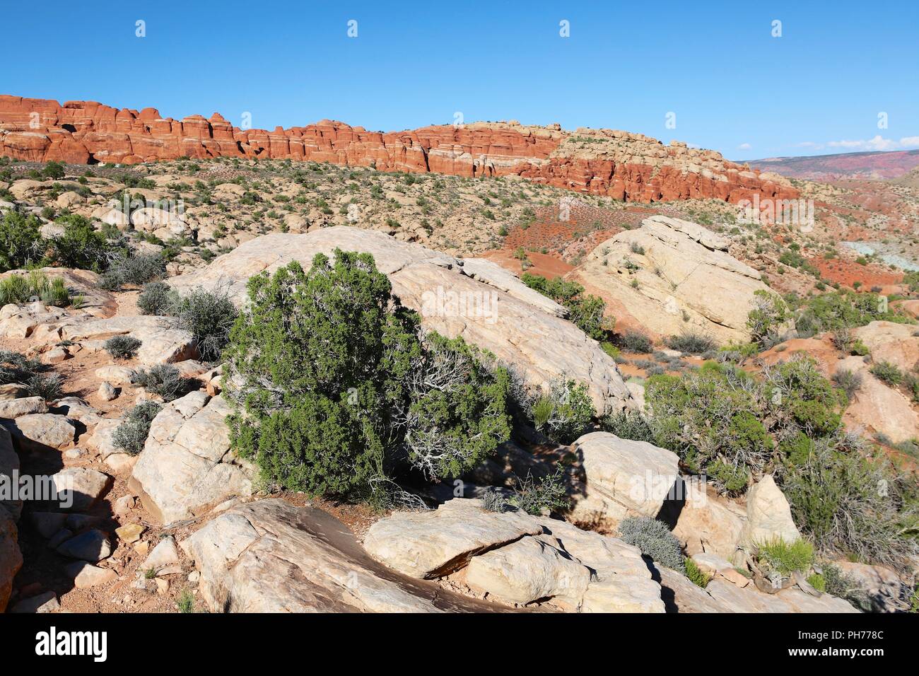 Fiery furnace arches national park hi-res stock photography and images ...