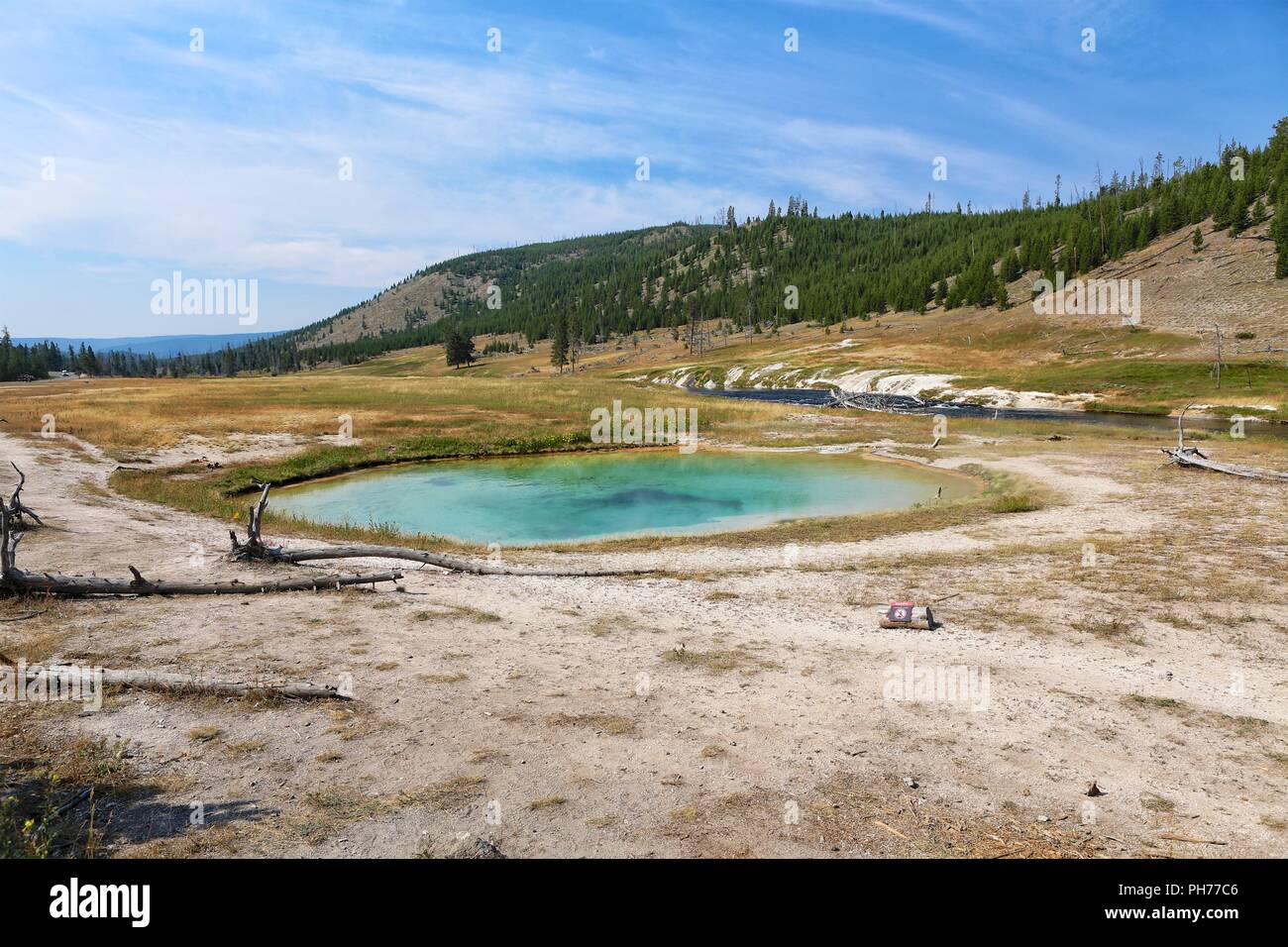 Beauty pool yellowstone national park hi-res stock photography and ...