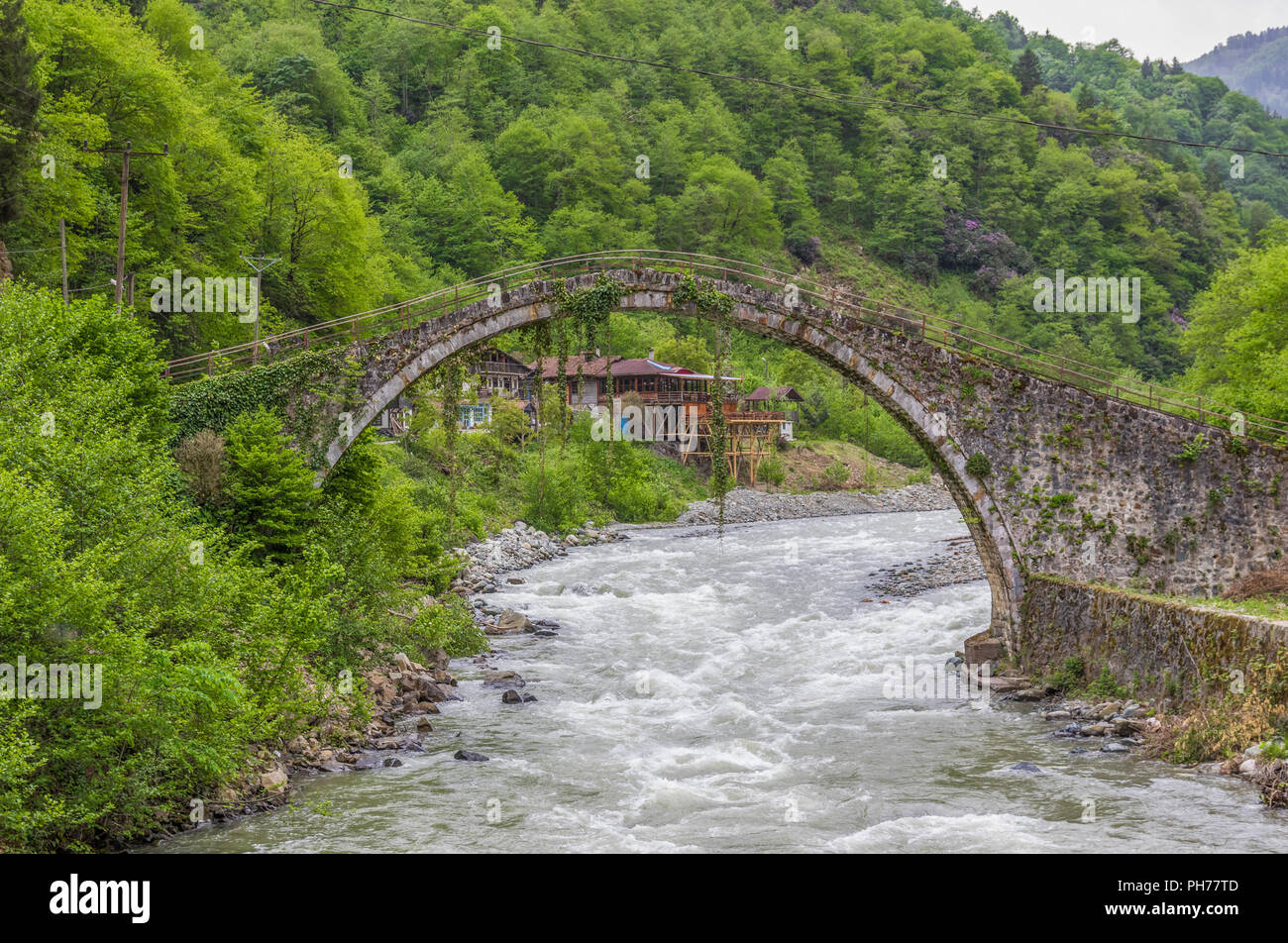 Firtina Valley, Turkey - very close to the Black Sea coast, the Firtina ...