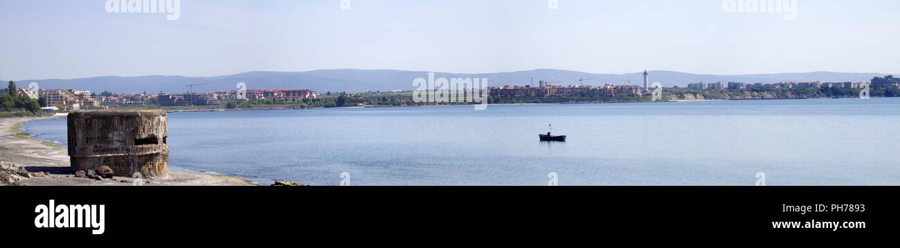 Atanasovsko Lake, Burgas, black sea coast, bulgaria Stock Photo - Alamy