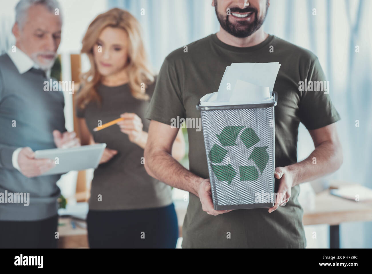 Promoting recycling hi-res stock photography and images - Alamy