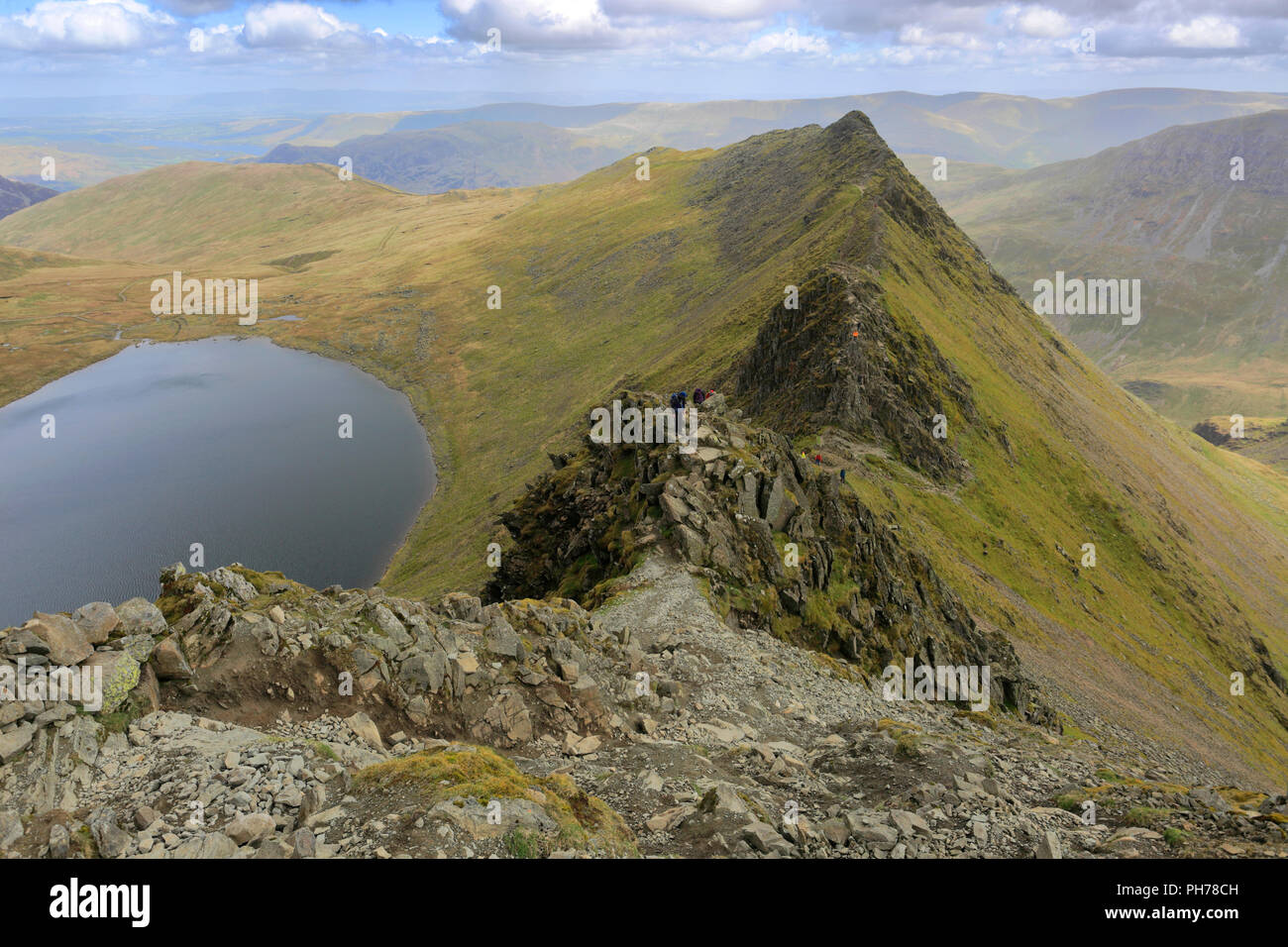 Helvellyn striding edge hi-res stock photography and images - Alamy