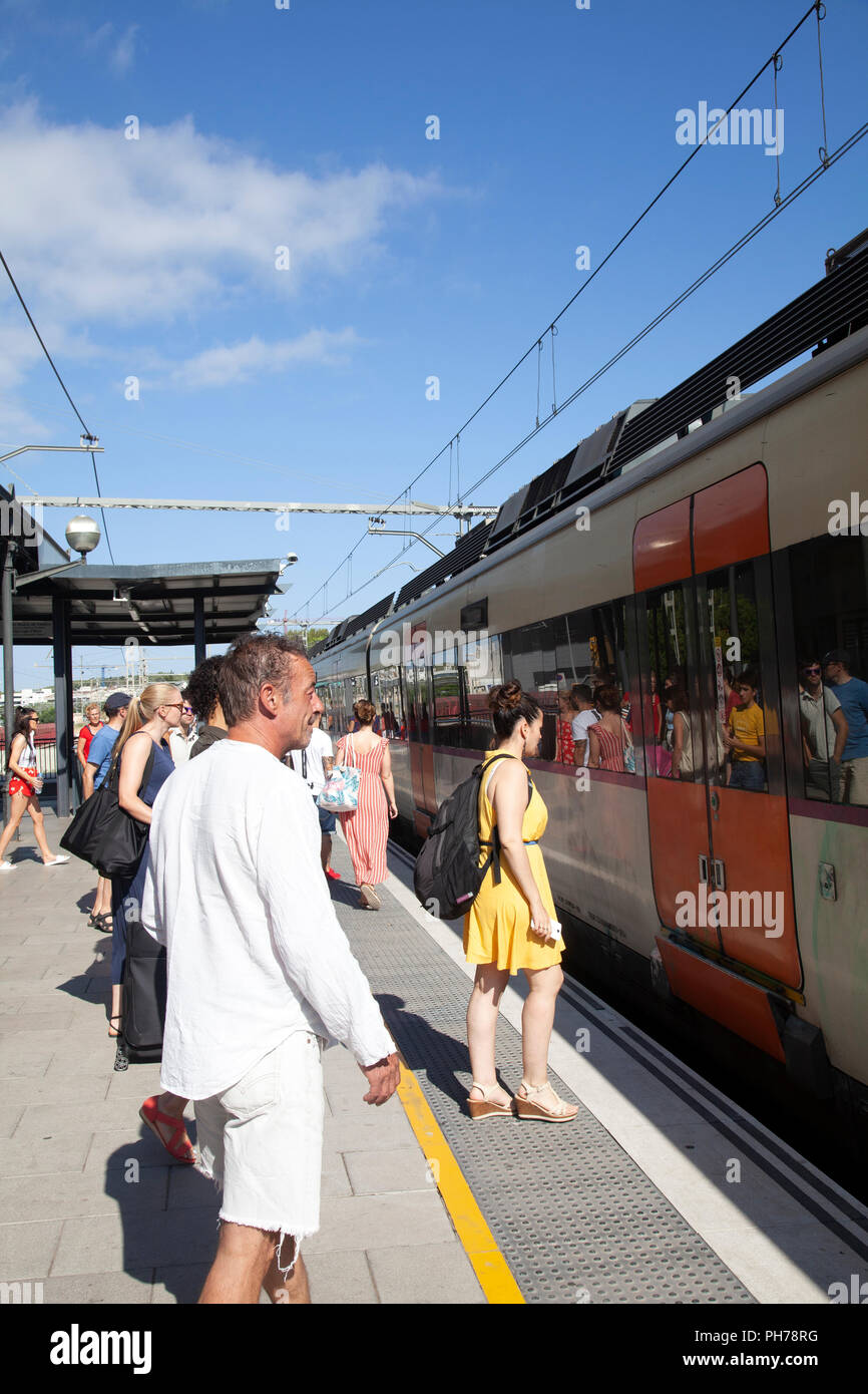 Sitges station hi-res stock photography and images - Alamy