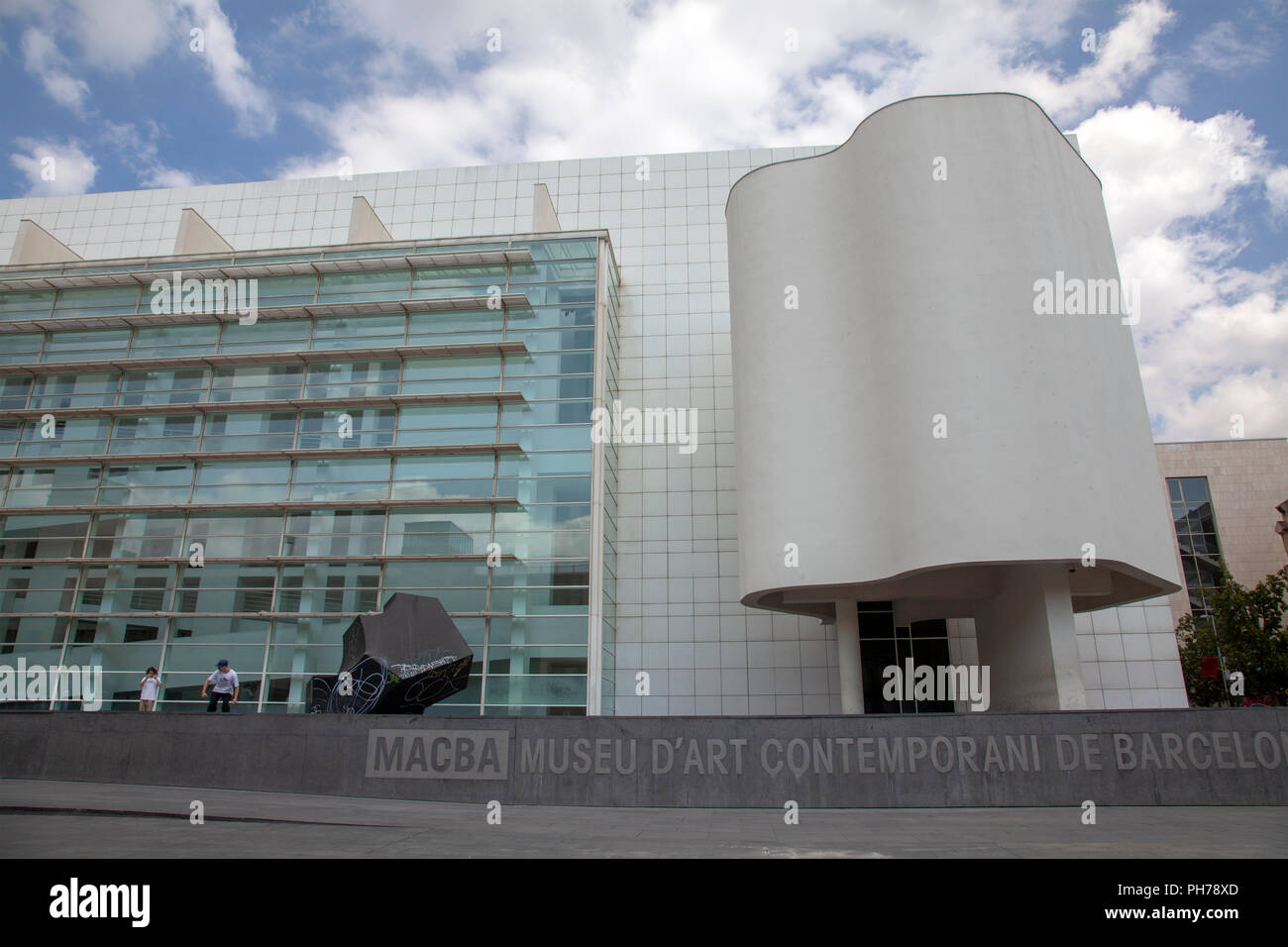 MACBA, The Barcelona Museum of Contemporary Art in Barcelona, Spain ...
