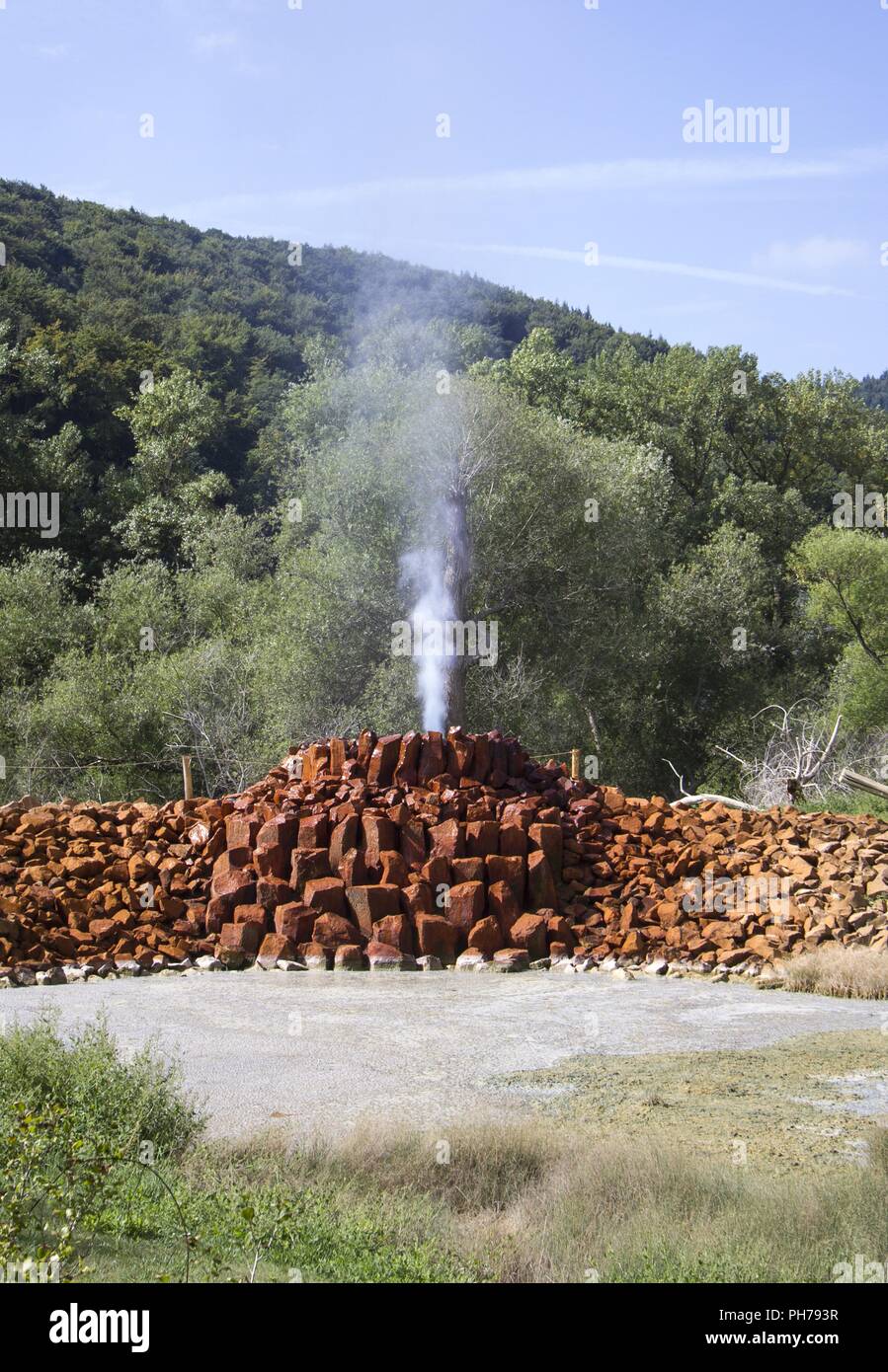 Andernach, Vulkan Eifel, Geyser Namedyer Werth Stock Photo - Alamy