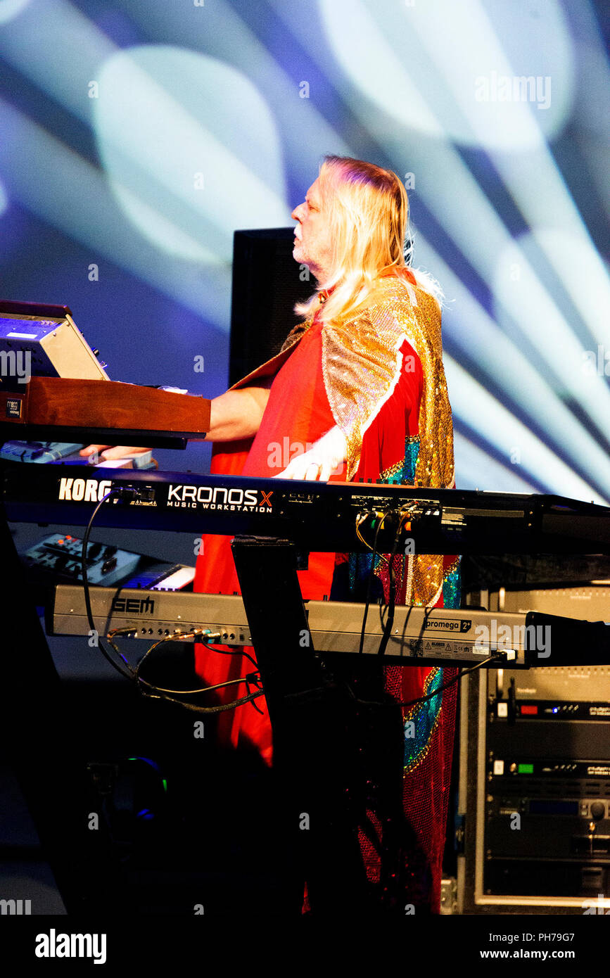 Los Angeles, California, USA. 29th Aug, 2018. RICK WAKEMAN on stage ...