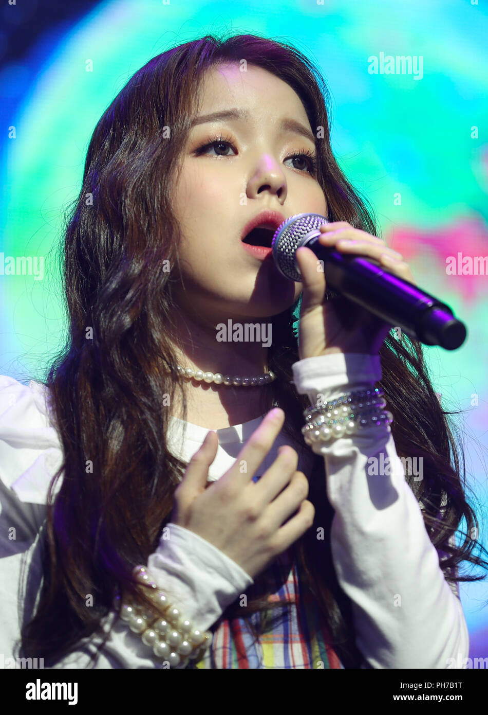 Seoul, South Korea. 31st Aug, 2018. S. Korean singer Rothy South Korean ...