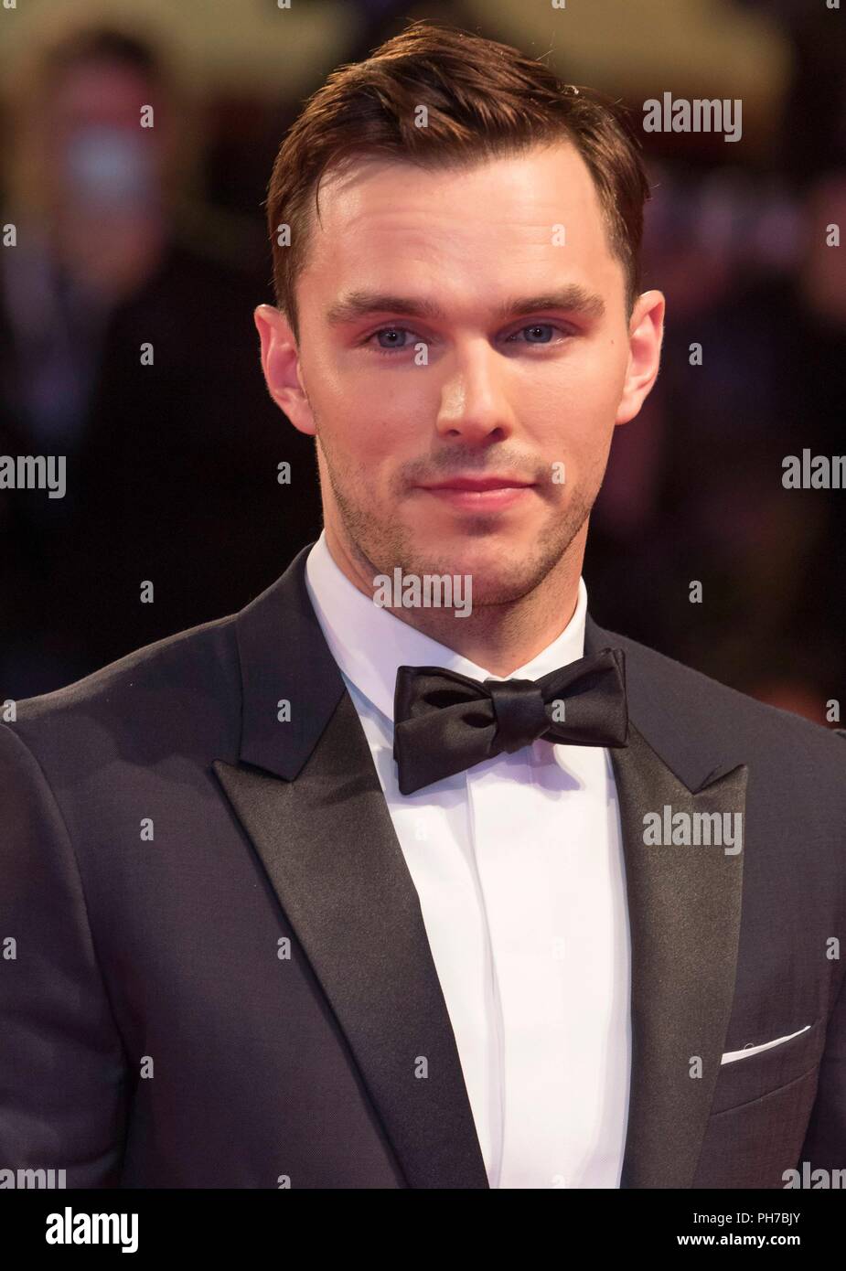 Venice, Italy. 30th Aug, 2018. Nicholas Hoult attends the premiere of ...