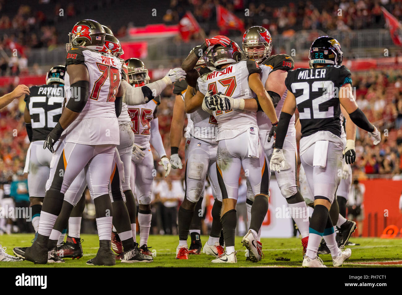 Tampa bay buccaneers wide receiver justin watson hi-res stock ...