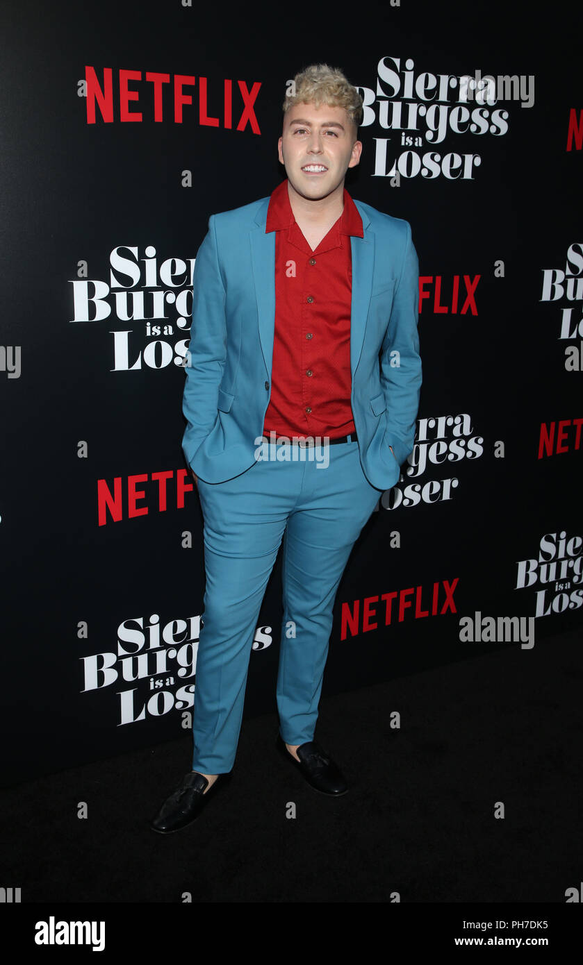 Hollywood, California, USA. 30th Aug, 2018. Brett McLaughlin, at ...