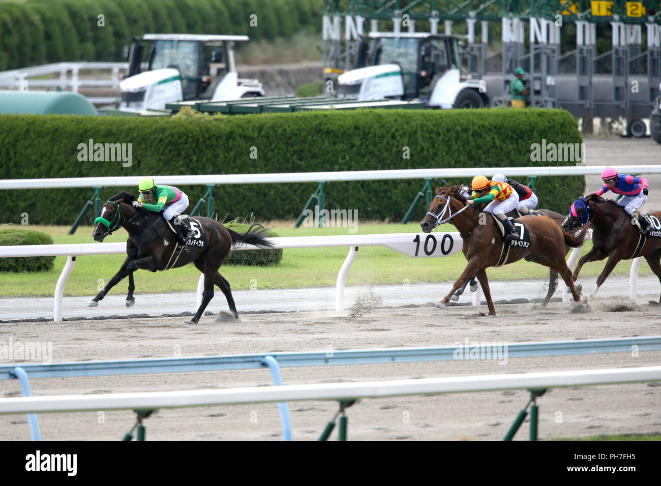 Fukuoka, Japan. 25th Aug, 2018. (L-R) Tagano Diguo (Hideaki Miyuki ...
