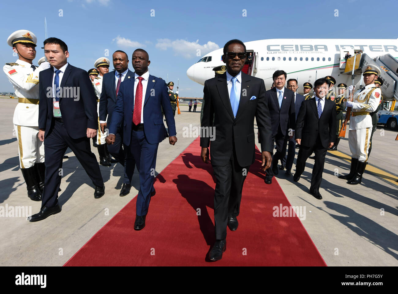 President teodoro obiang nguema mbasogo hi-res stock photography and ...