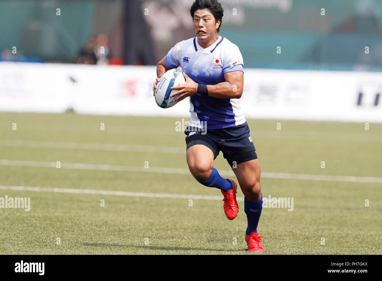 Jakartan, Idonesia. 30th Aug, 2018. Keisuke Shin (JPN) Rugby : Men's ...
