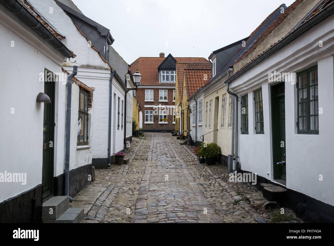 August 23, 2018 - Ribe, Syddanmark, Denmark - Ribe, the oldest city in ...