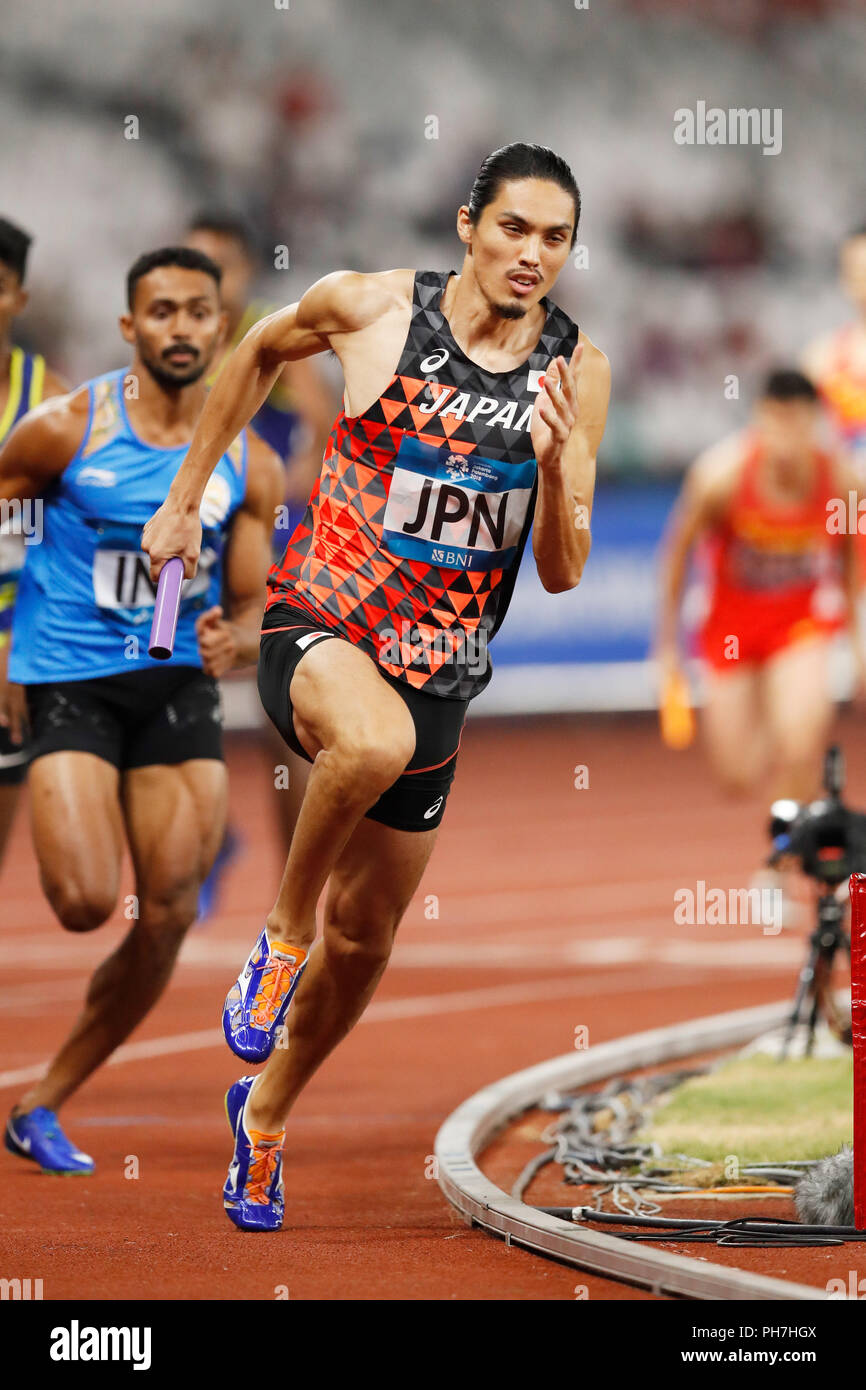 Jakarta, Indonesia. 30th Aug, 2018. Takatoshi Abe (JPN) Athletics : Men ...