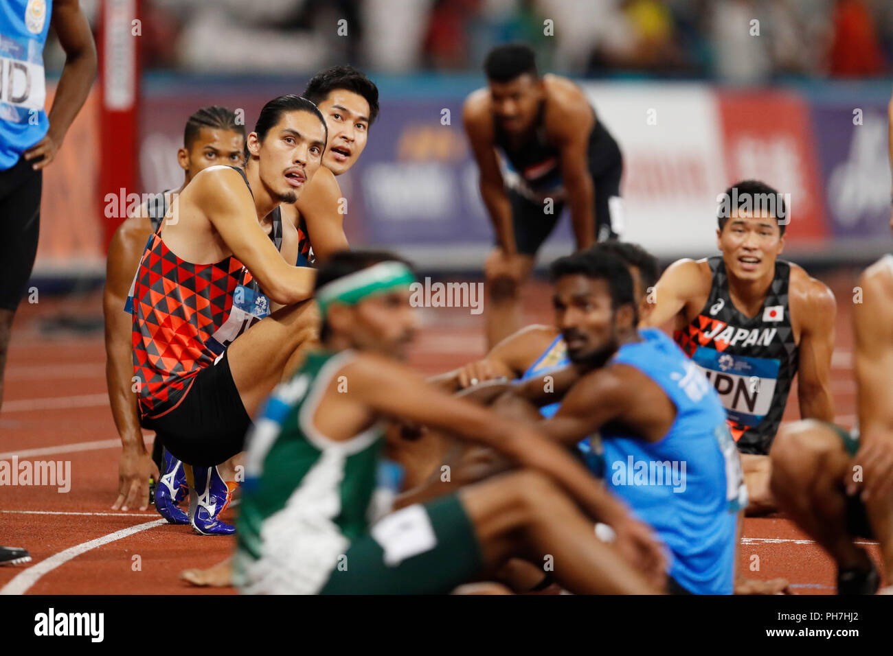 Jakarta, Indonesia. 30th Aug, 2018. (L to R) Julian Jrummi Walsh ...