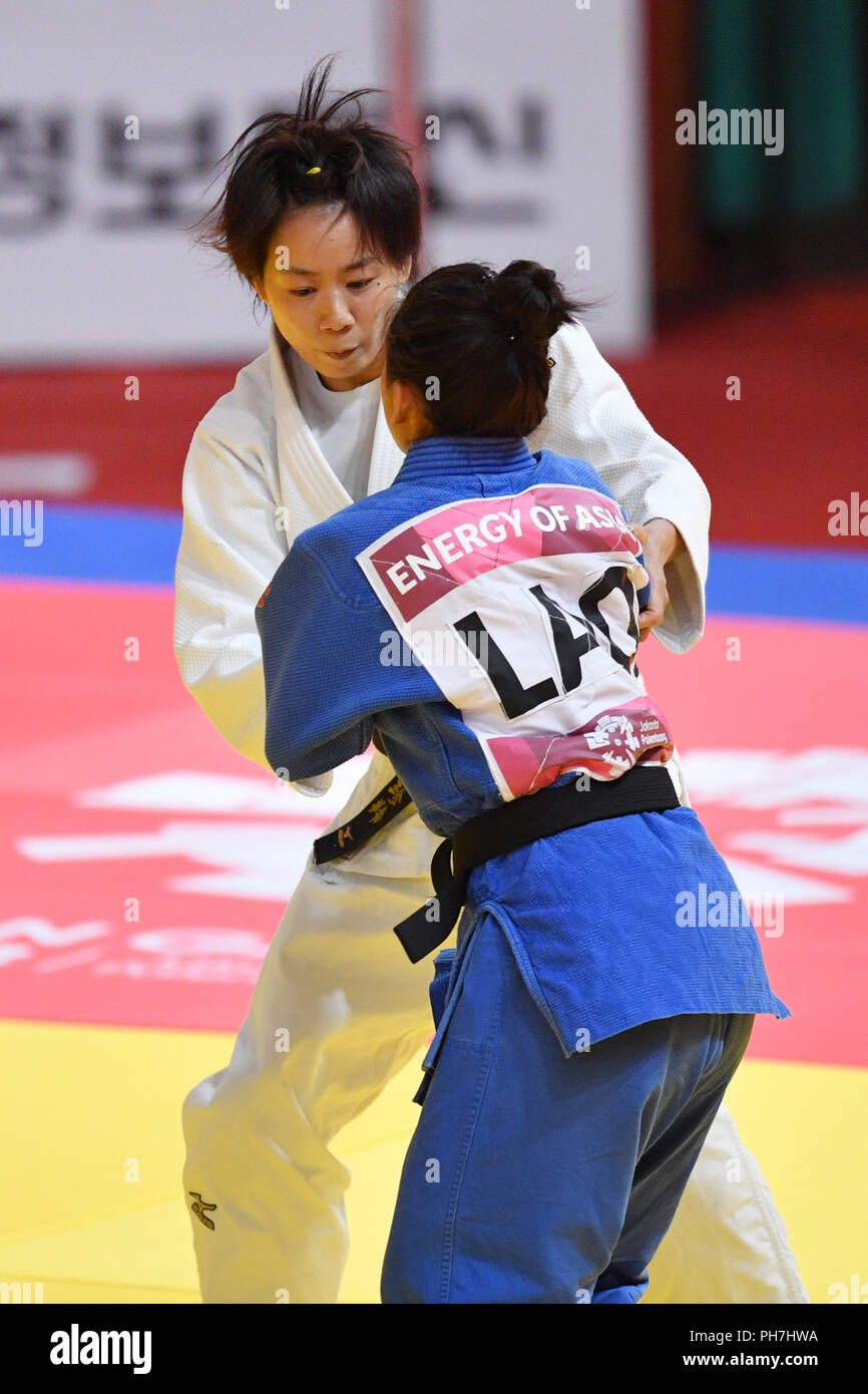 Lien Chen ling (TPE), AUGUST 30, 2018 - Judo : Women's -57kg at Jakarta Convention Center ...