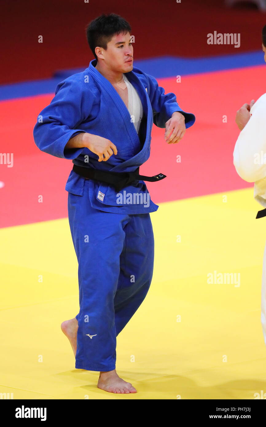 Matthew Baker (JPN), AUGUST 31, 2018 - Judo : Men's -90kg Quarterfinals ...