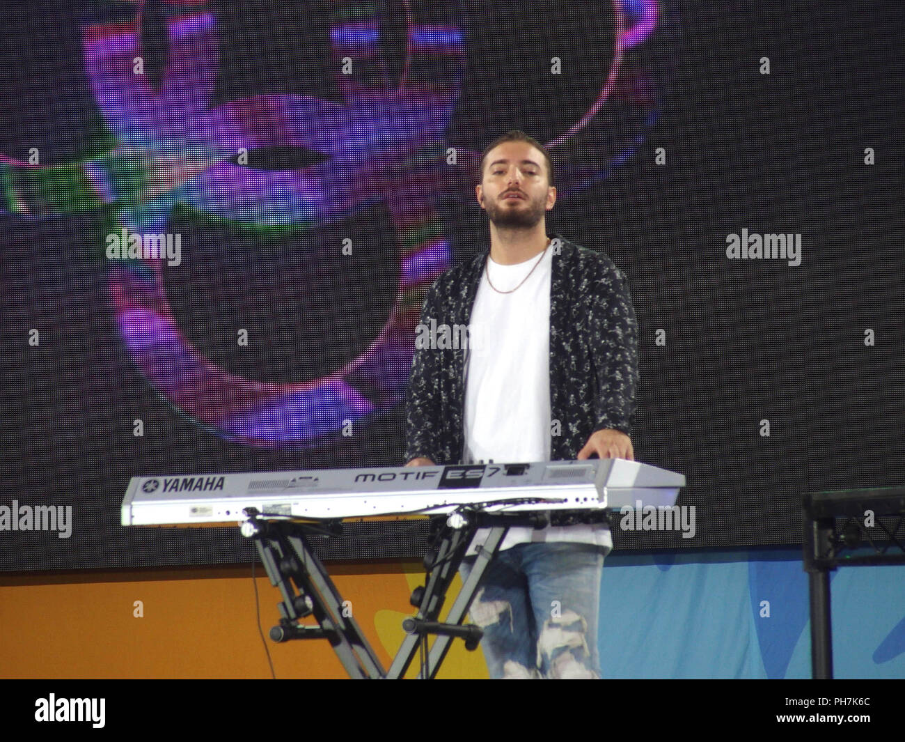 New York, New York, USA. 31st Aug, 2018. Alesso performs in New York's ...