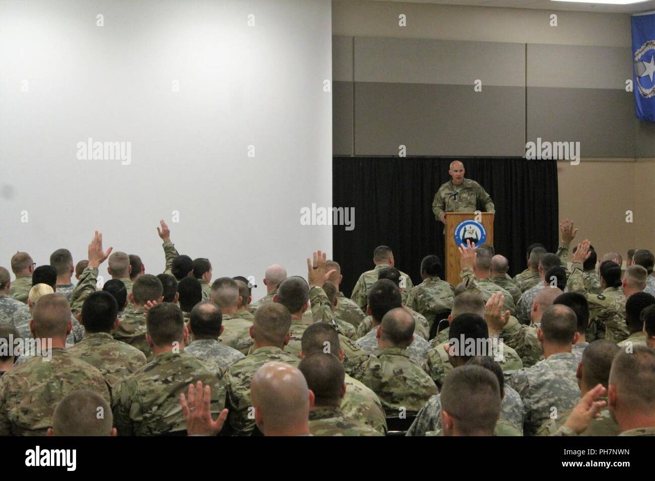 Command Sgt. Maj. Rafael Conde, 32nd Infantry Brigade Combat Team ...