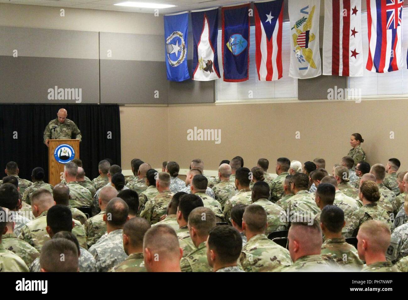 Command Sgt. Maj. Rafael Conde, 32nd Infantry Brigade Combat Team ...