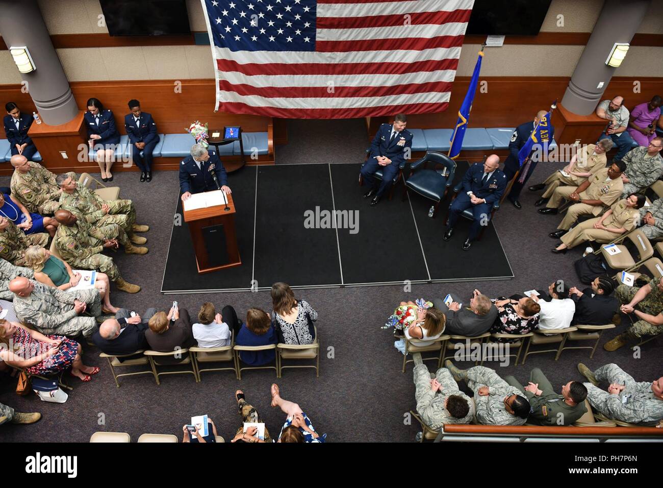 Col. Mike Foutch relinquishes command of the 87th Medical Group to Col ...