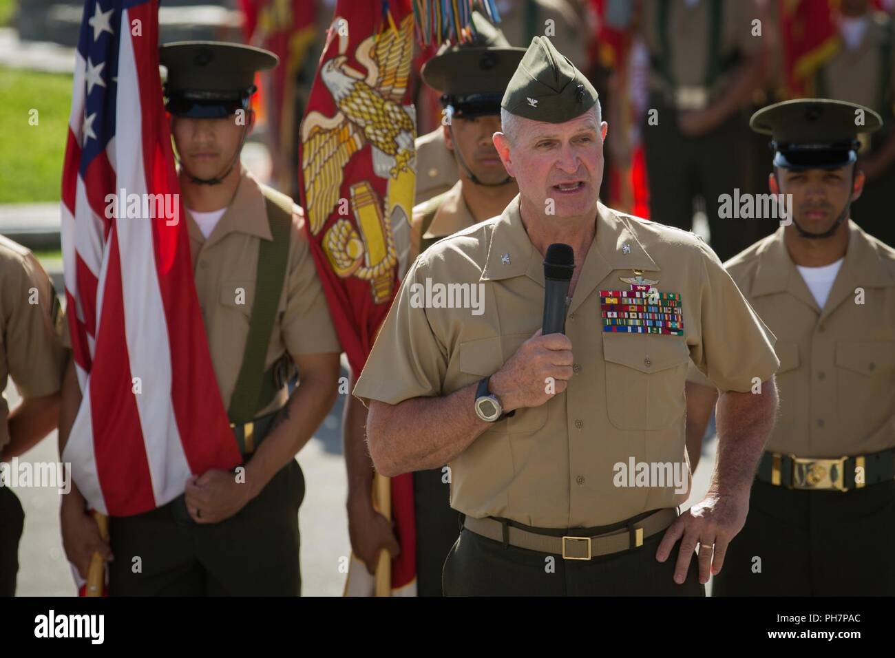 U.S. Marine Corps Col. Christopher S. Dowling, the chief of staff of ...