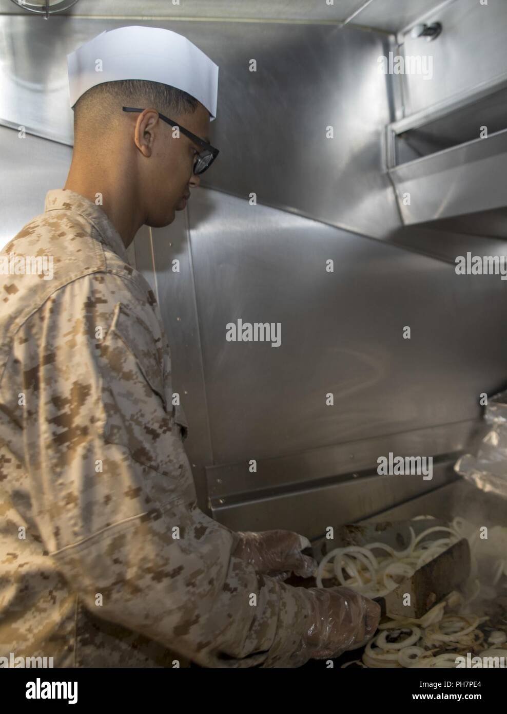 MEDITERRANEAN SEA (June 24, 2018) U.S. Marine Corps Cpl. Trey Blackmon ...