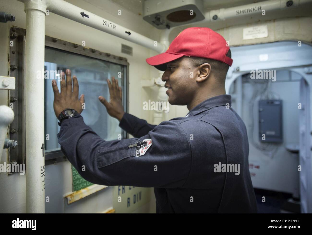 SAN DIEGO (June 26, 2018) Damage Controlman 2nd Class Kyle Dyson, from ...