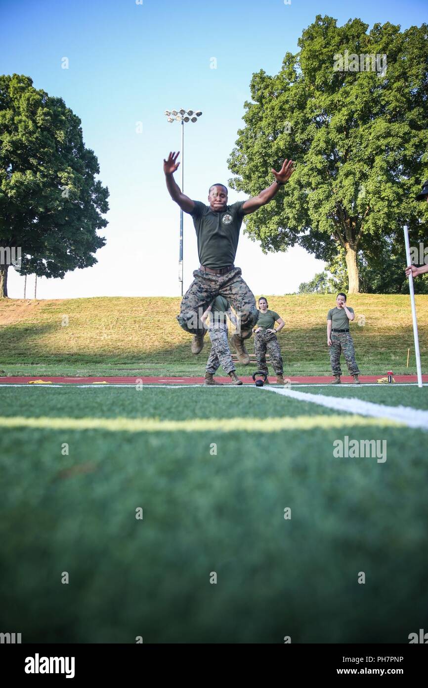 A U.S. Marine participates in the 2018 High Intensity Tactical Training ...