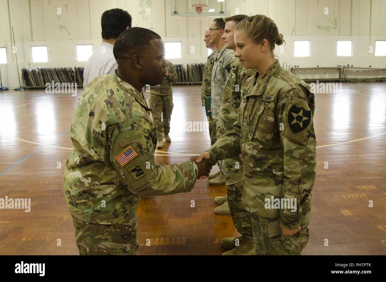 Col. Shaughnessy Hodge, commander of the 81st Stryker Brigade Combat ...