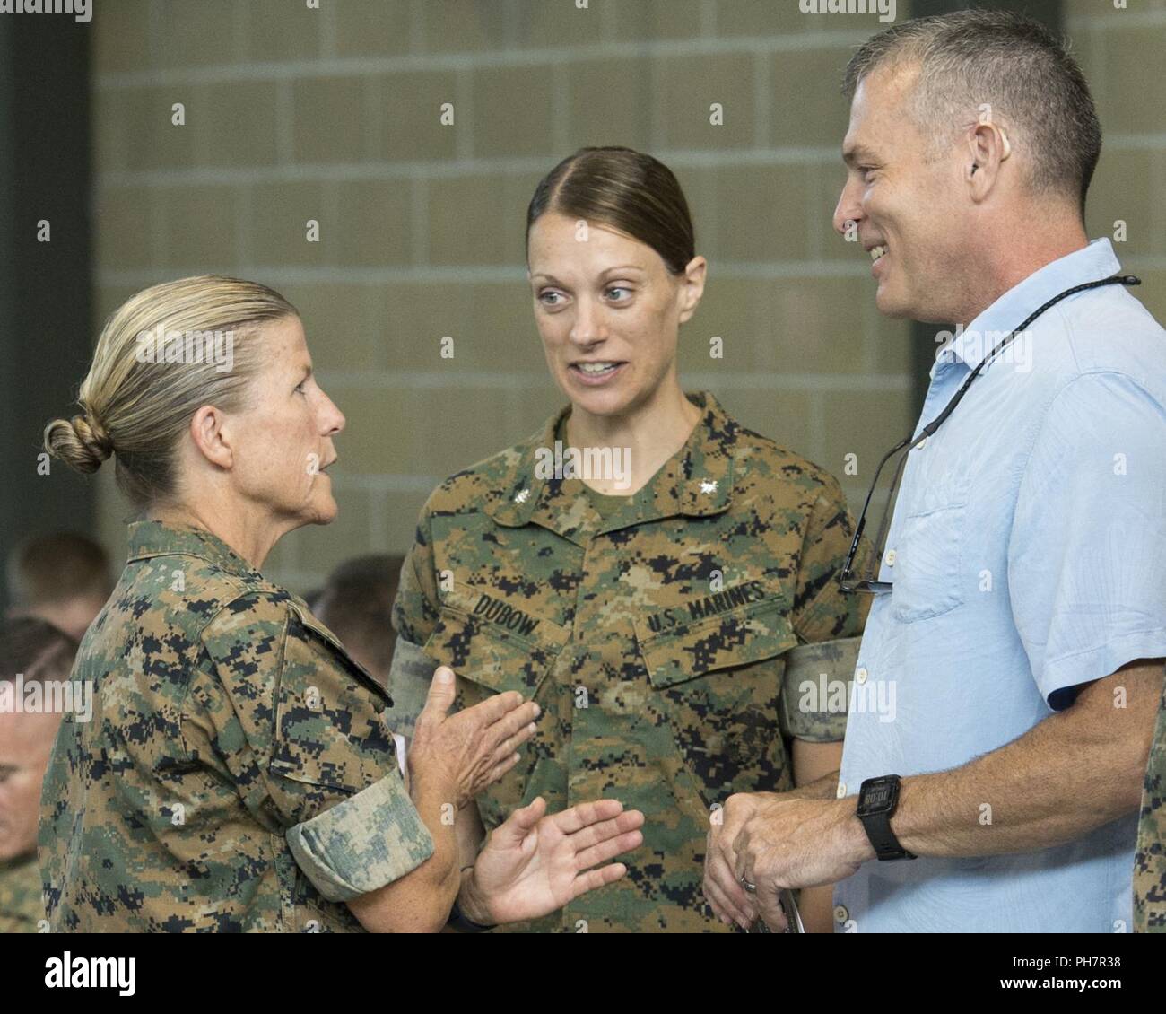 Brigadier General Helen Pratt, Commanding General, 4th Marine Logistics ...