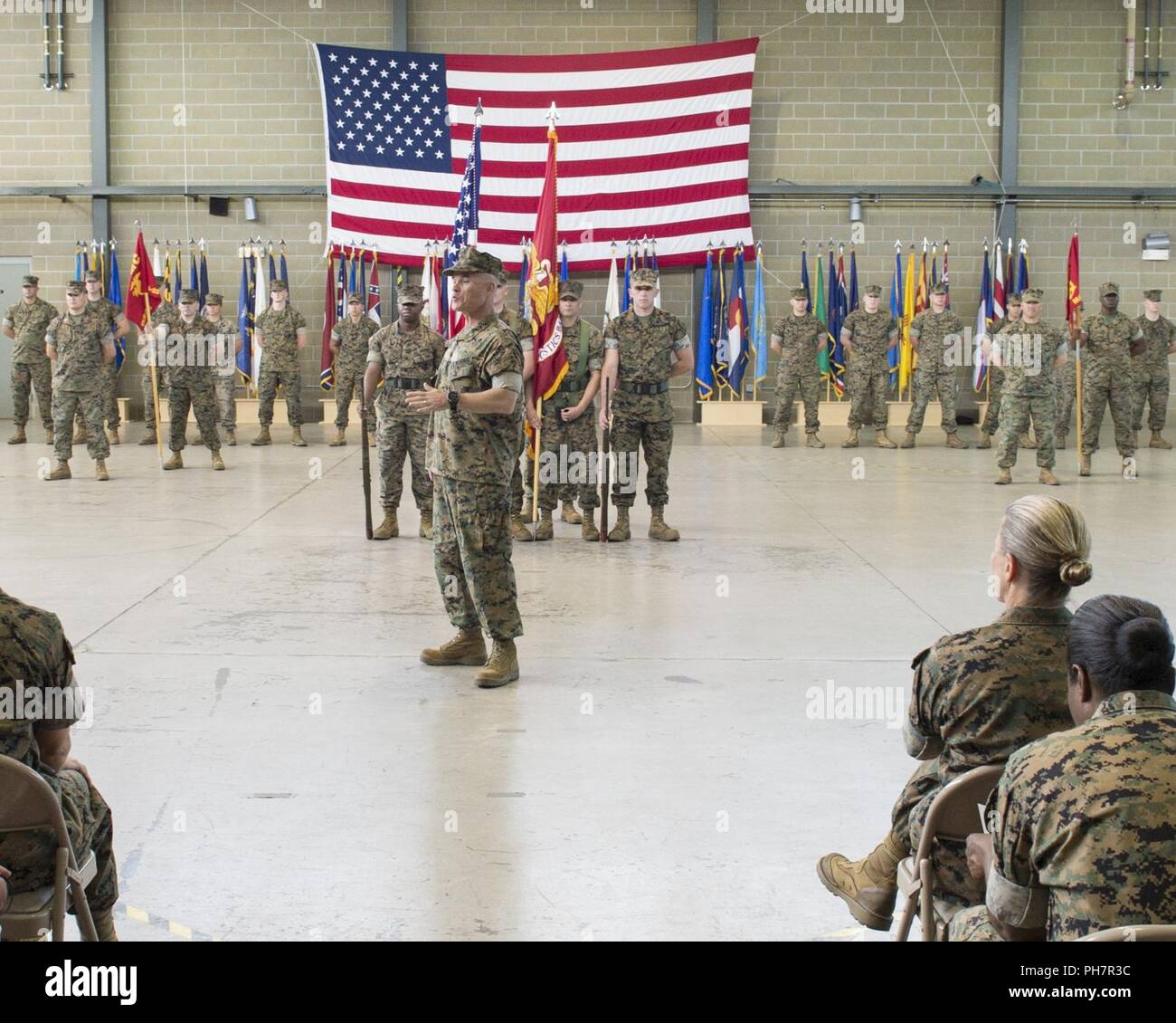Combat Logistics Regiment 4 Commanding Officer Colonel Thomas Fahy ...