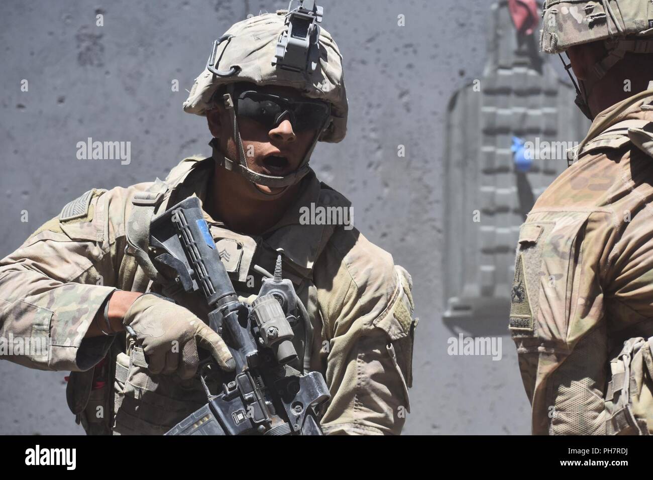 Sgt. Tyler Salem, assigned to Company A, 4th Battalion, 17th Infantry ...