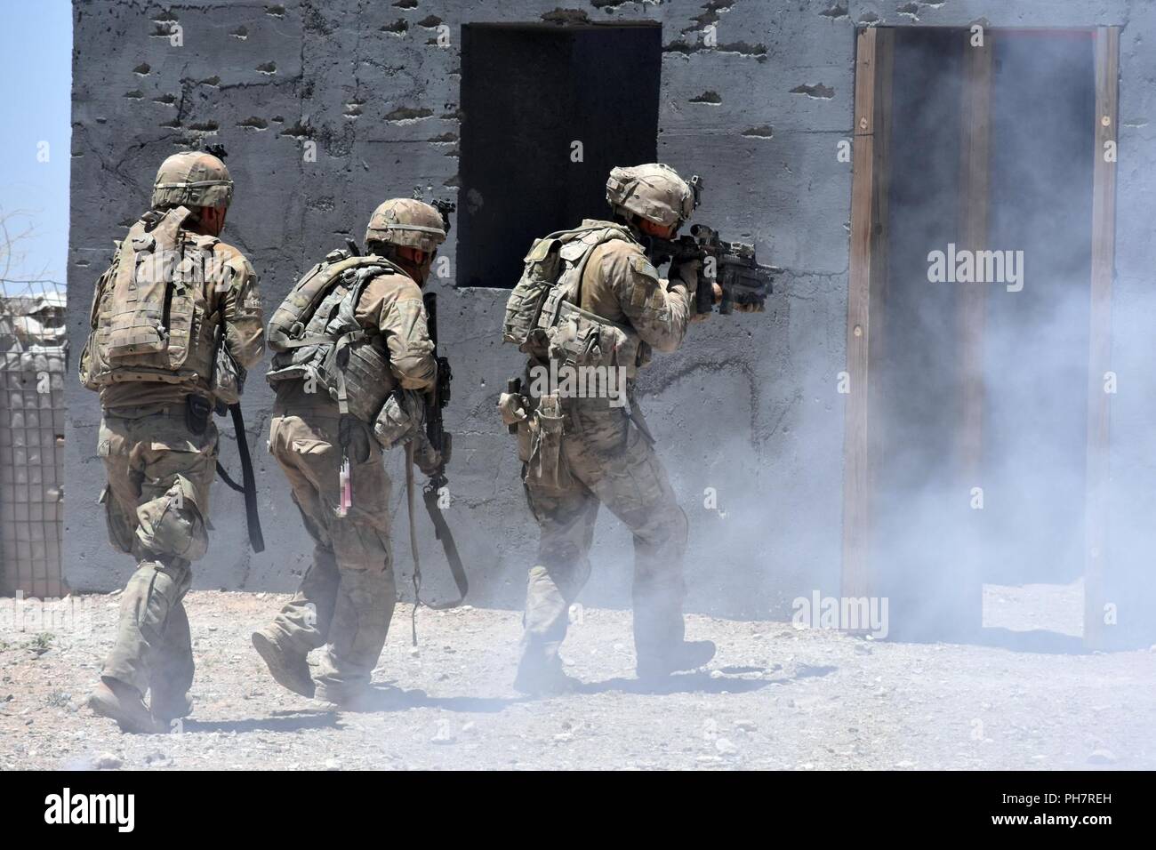 Soldiers assigned to Company A, 4th Battalion, 17th Infantry Regiment ...
