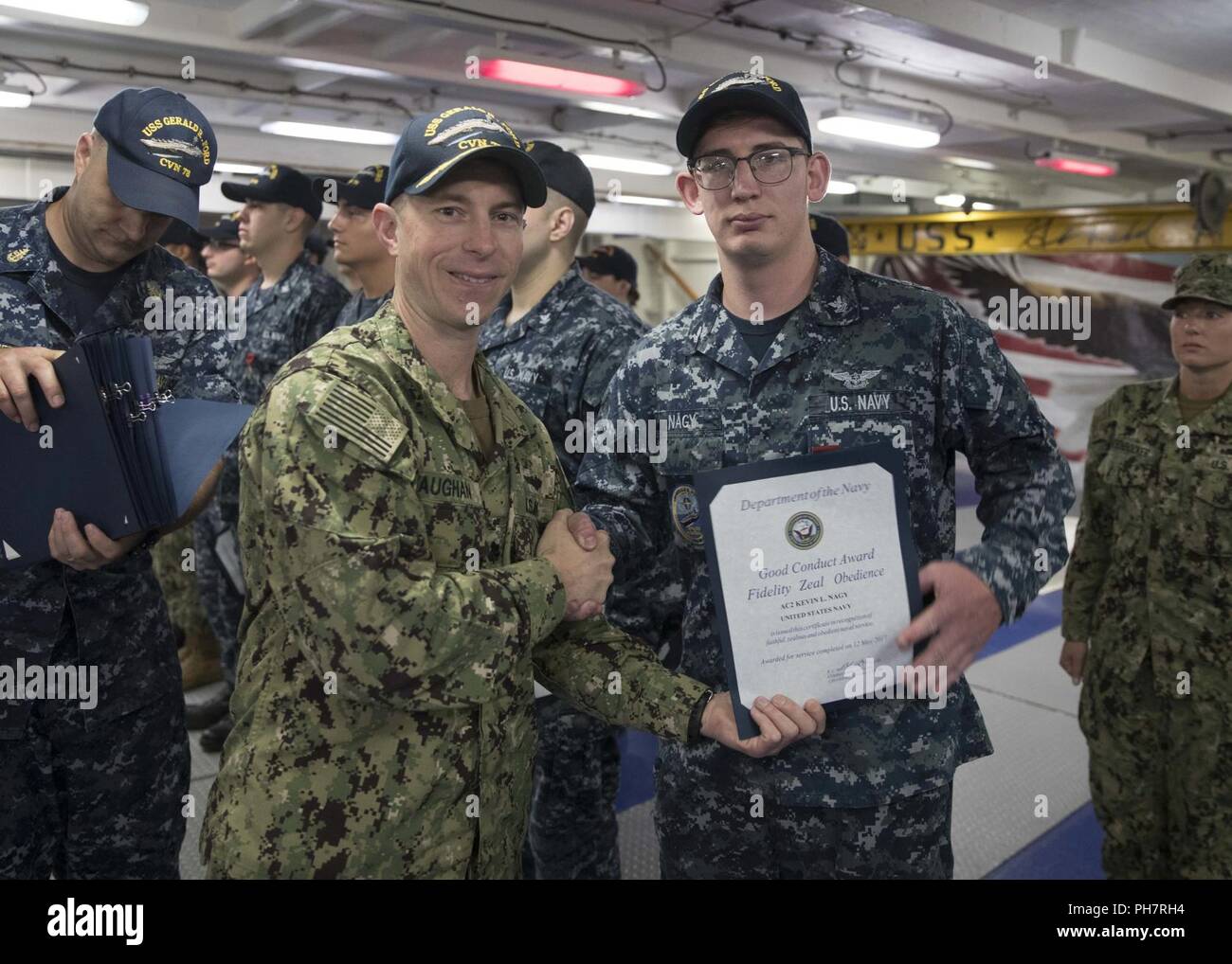 NORFOLK, Va. (June 29, 2018) Air Traffic Controlman 2nd Class Kevin ...