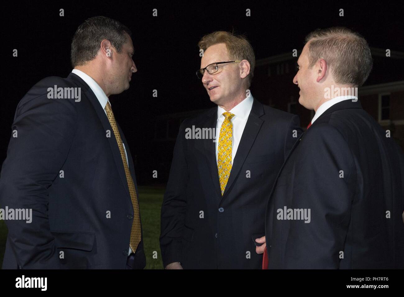 The Honorable Thomas B. Modly, middle, under secretary of the Navy ...