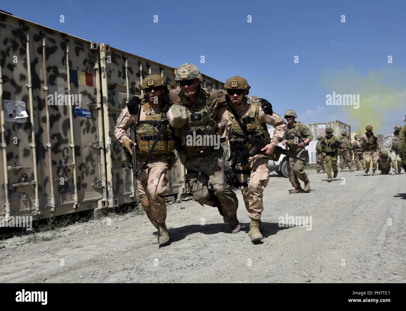 Tactical combat casualty care tccc field training exercise hi-res stock ...