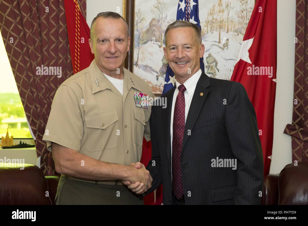 Assistant Commandant of the Marine Corps Gen. Glenn M. Walters promotes ...