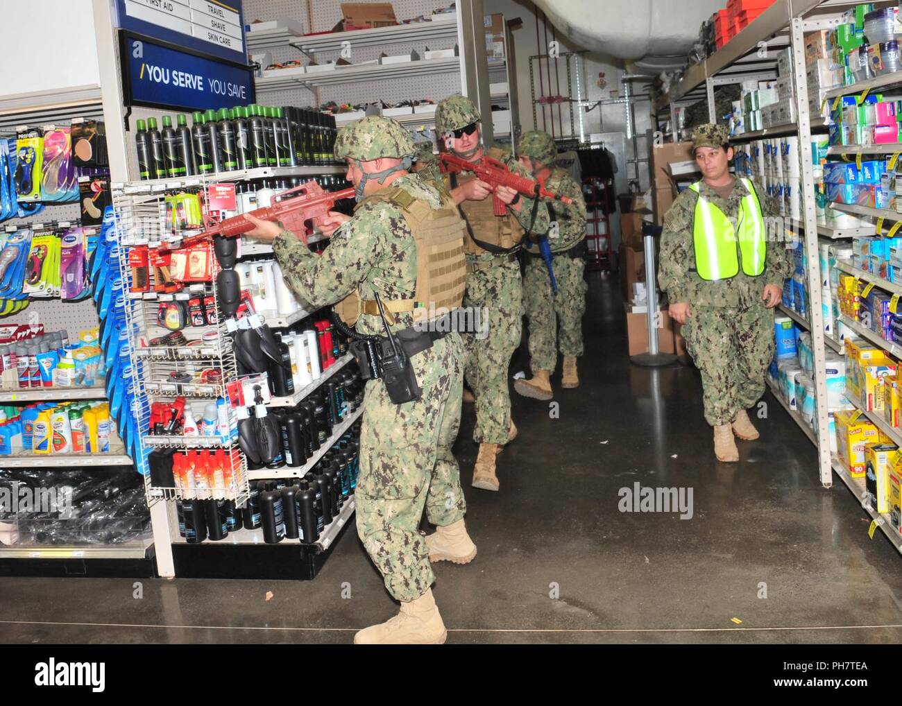 CAMP LEMONNIER, Djibouti – Members of Camp Lemonnier's security and ...