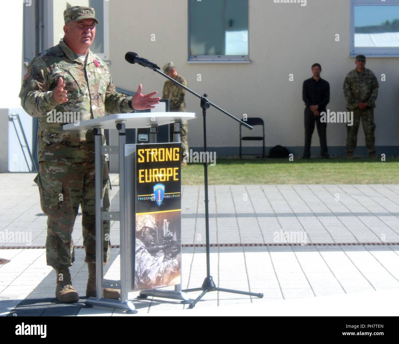 Brigadier General(BG) Timothy Daugherty, outgoing US Army Europe Stock ...