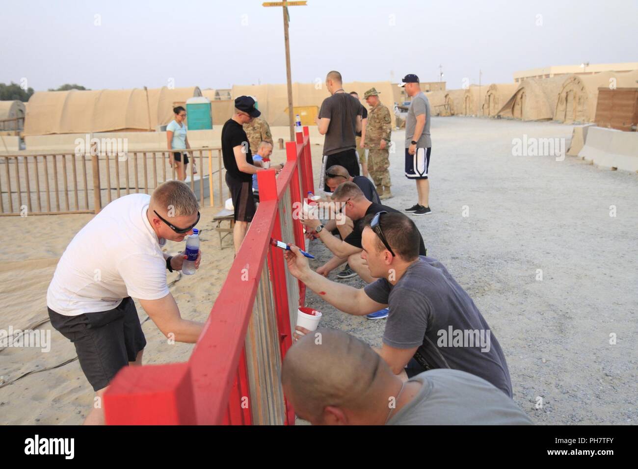 CAMP REDLEG, United Arab Emirates — Soldiers of the 65th Field ...
