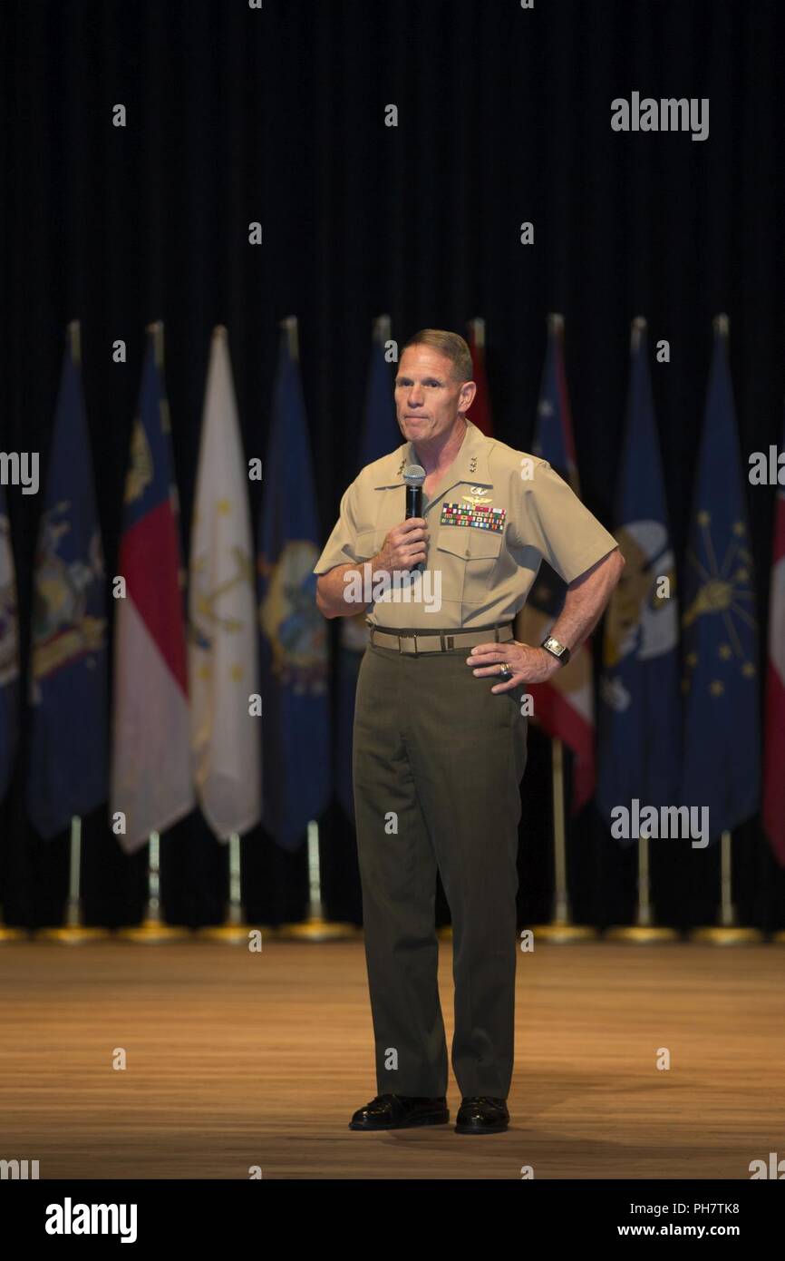 U.S. Marine Corps Lt. Gen. Robert S. Walsh, command general, Marine ...