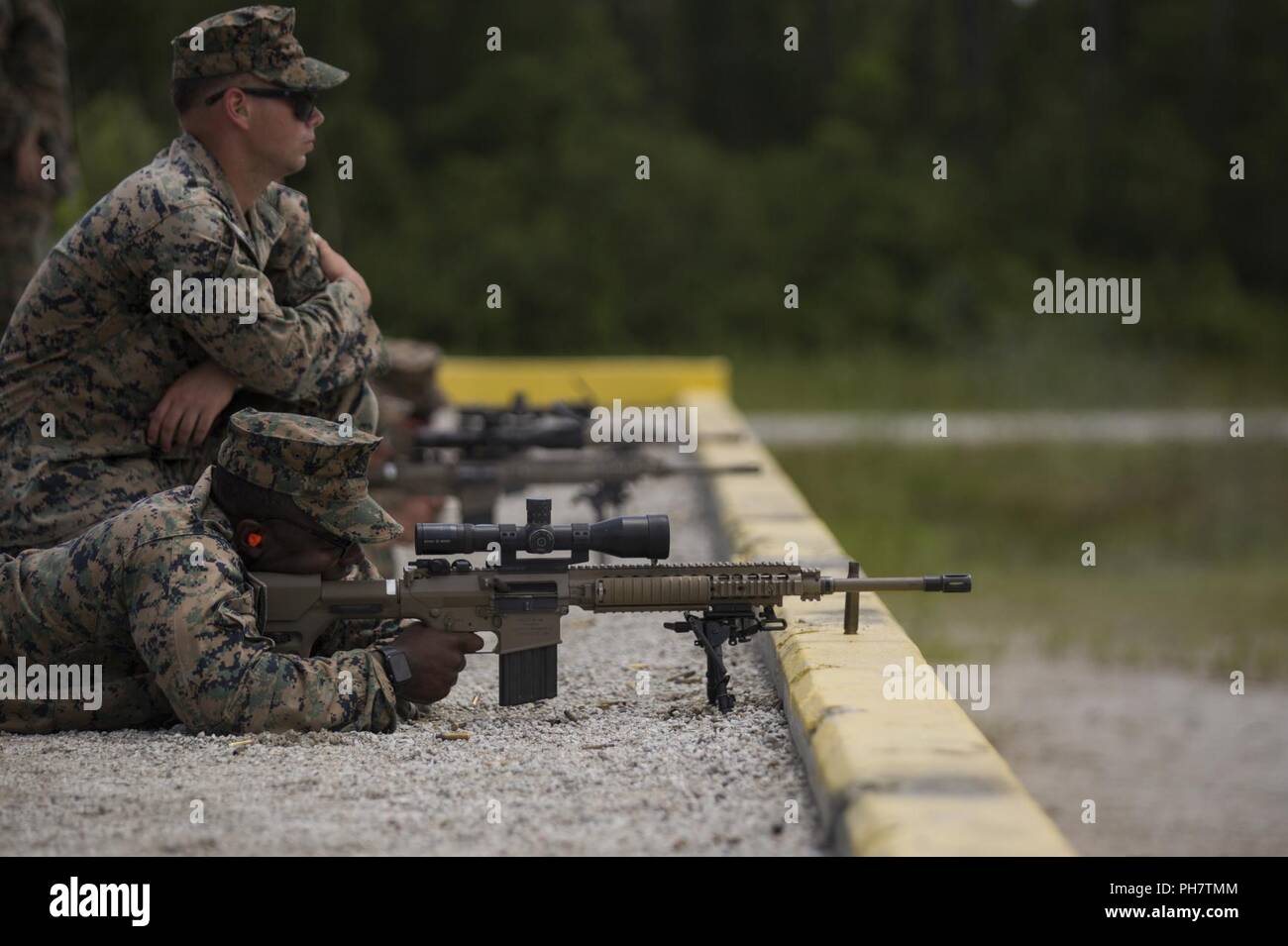 U.S. Marine Corps Cpl. Dakota Morrison with 2nd Law Enforcement ...