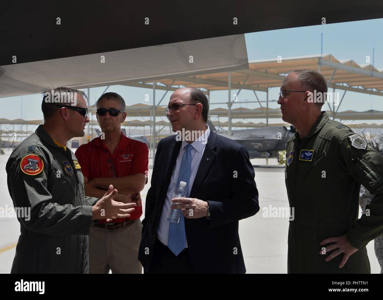 Lt. Col. Rhett Hierlmeier, 61st Fighter Squadron commander, Matthew ...